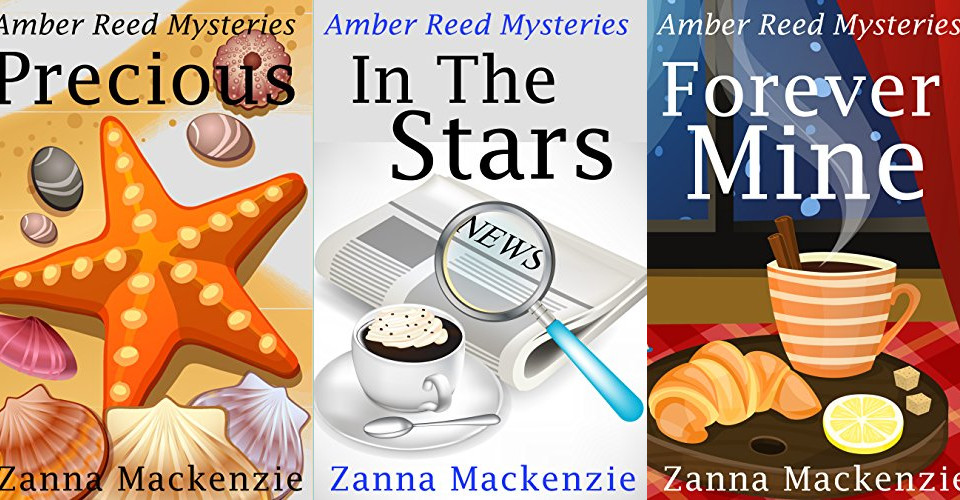 Amber Reed Mystery Series by Zanna Mackenzie | Book Basset
